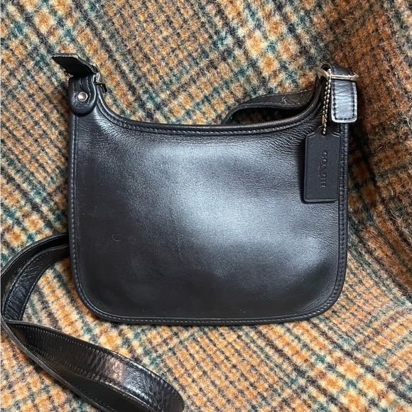 Coach | Bags | Coach Black Mini Hipster Flap | Poshmark